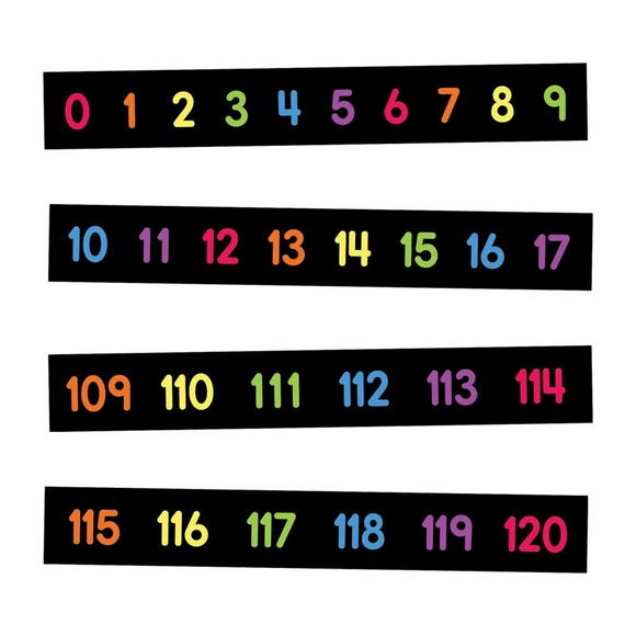 Carson | Party Supplies | 6pc Numbers 120 Mini Bulletin Board Set Class ...